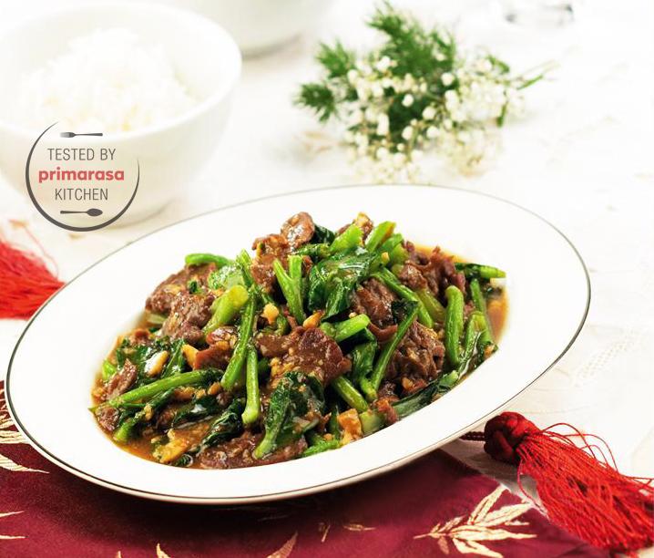 Resep Baby Kailan Cah Sapi