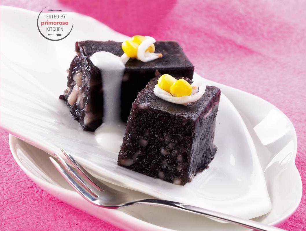 Resep Black Glutinous Rice Pudding