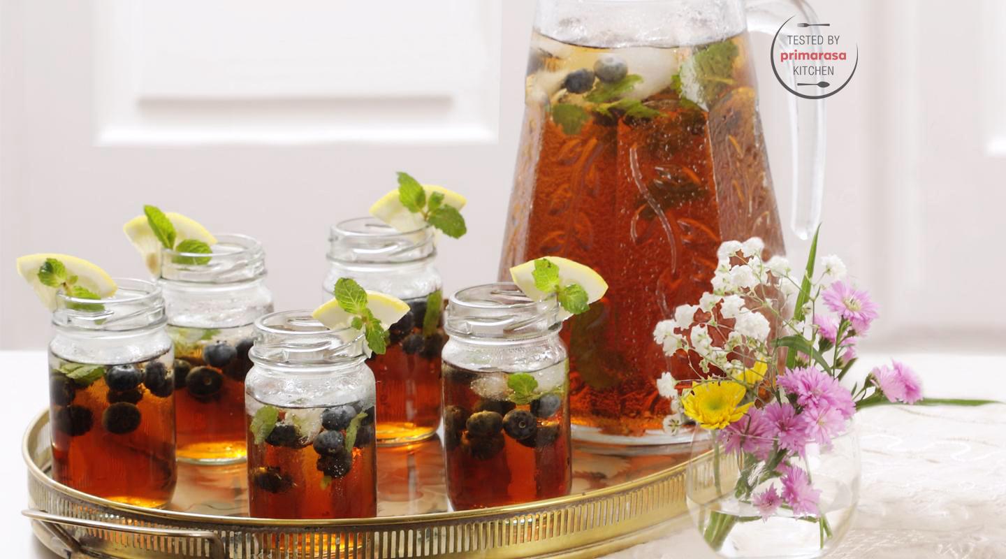 Resep Blueberry Mint Ice Tea