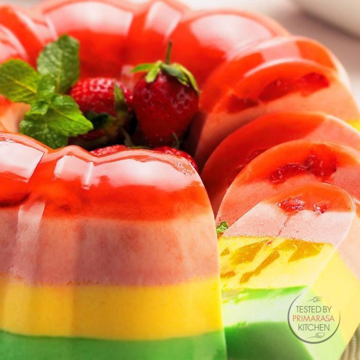 Resep Puding Pelangi