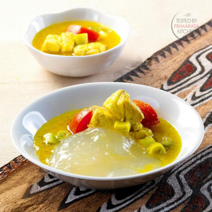 Resep Papeda dan Kuah Ikan Kuning
