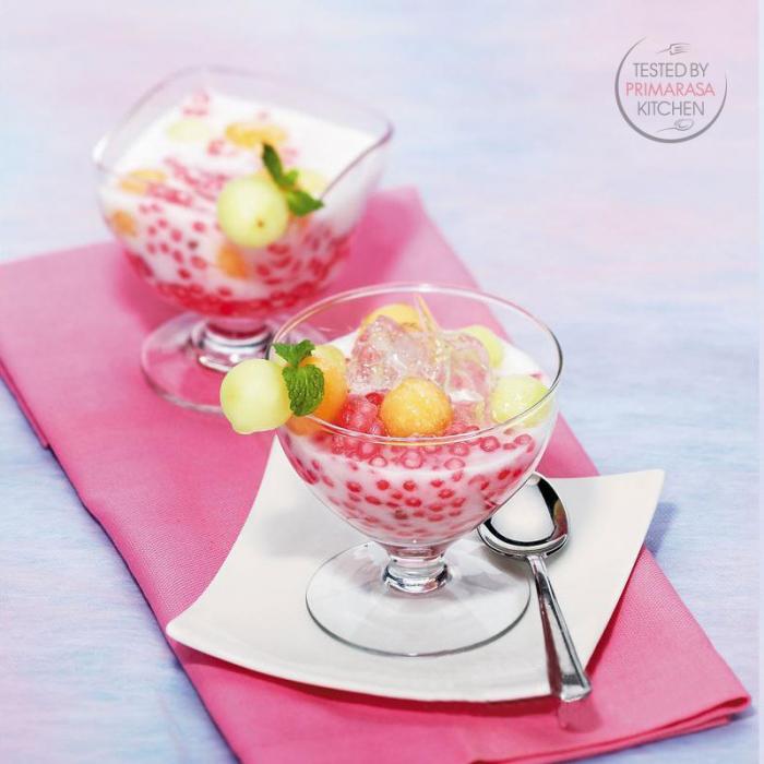 Resep Sago Cream with Melon
