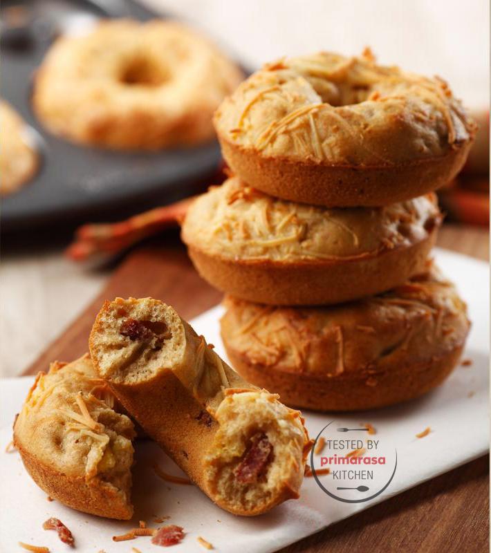 Resep Donat Isi Bacon dan Telur