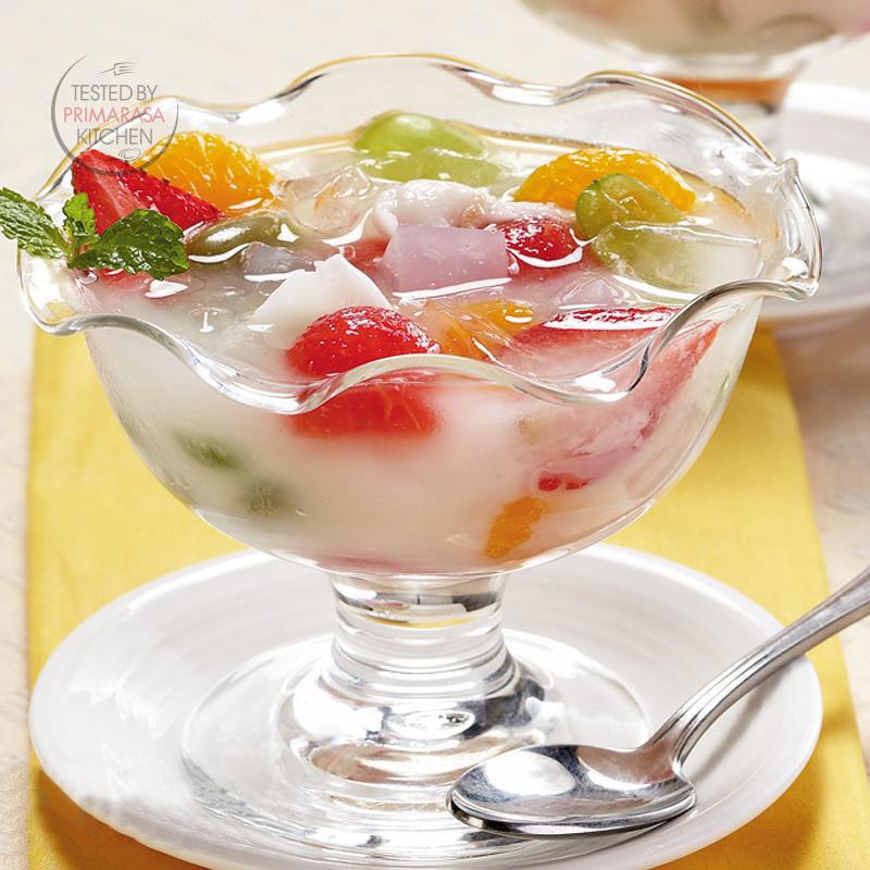 Resep Milky Fruit Cocktail