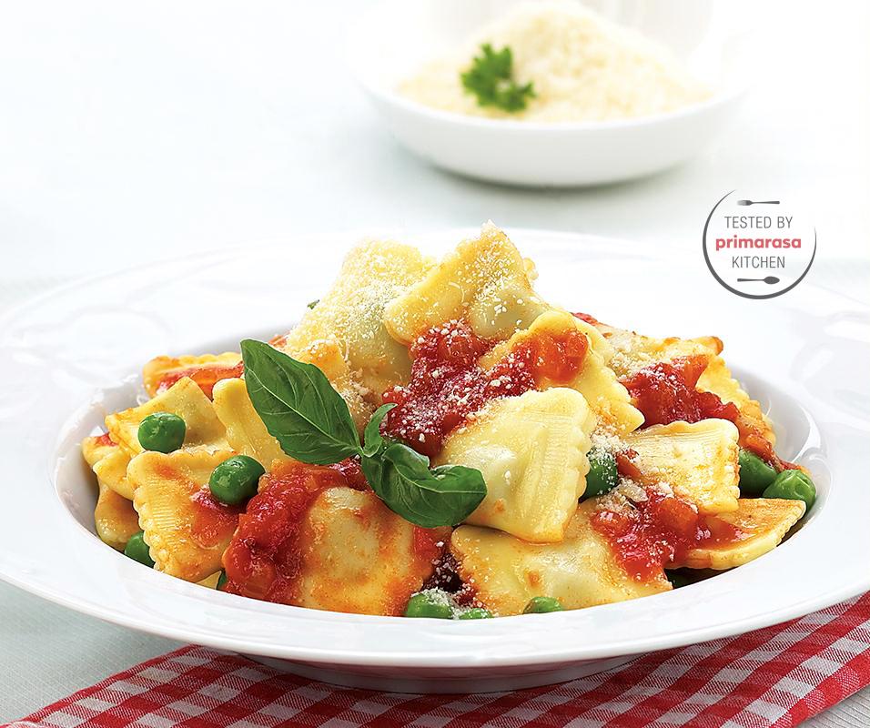 Resep Ravioli Saus Tomat