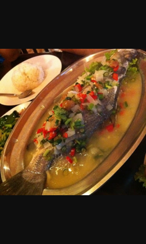 Garaupa with Hunan style clear soup or ketchup choice