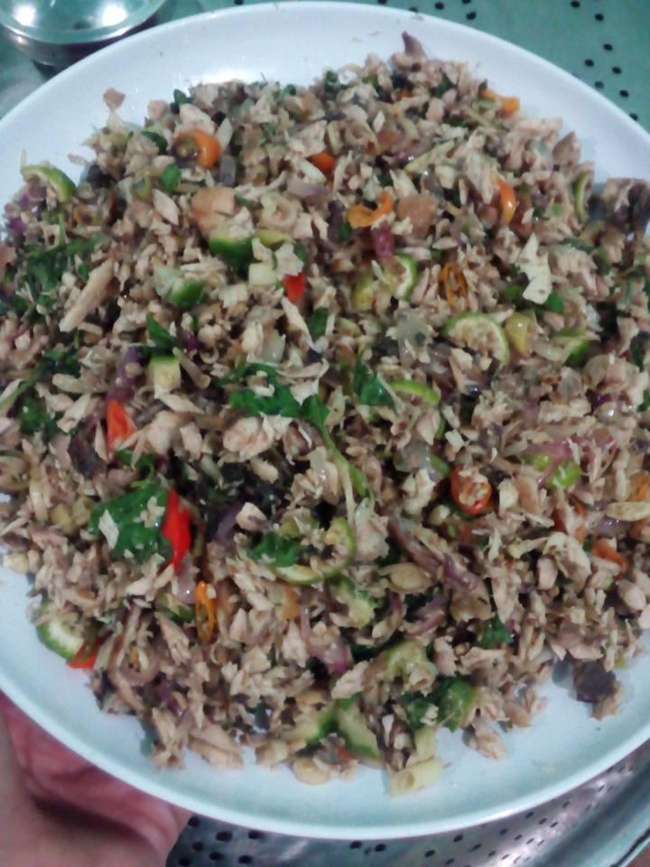 lawar ikan asap
